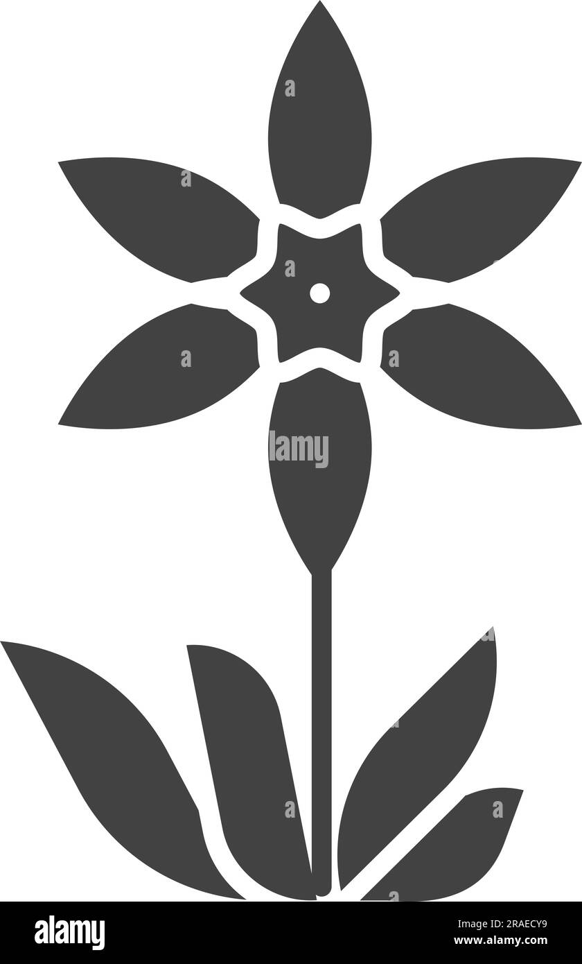 Daffodil Icon Image Stock Vector Image & Art - Alamy