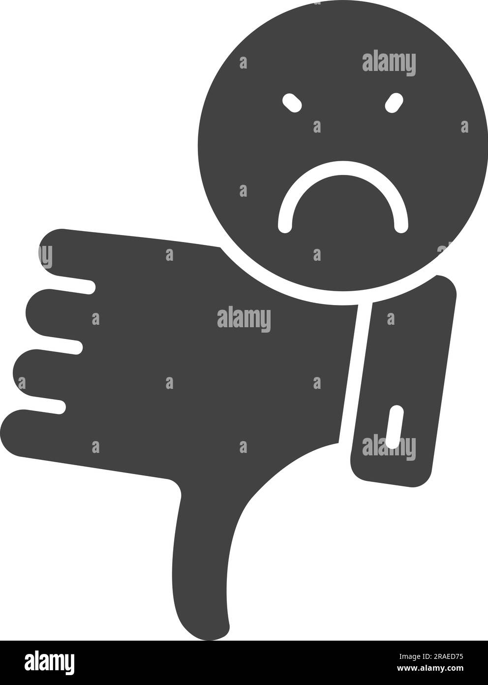 Crying emoji outline hi-res stock photography and images - Alamy