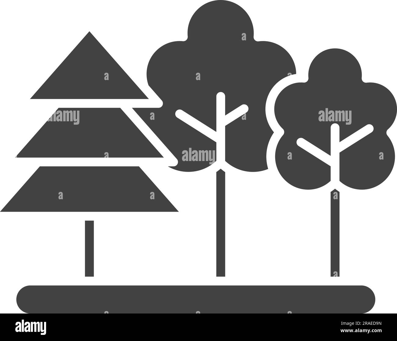 Forest Icon Image Stock Vector Image & Art - Alamy