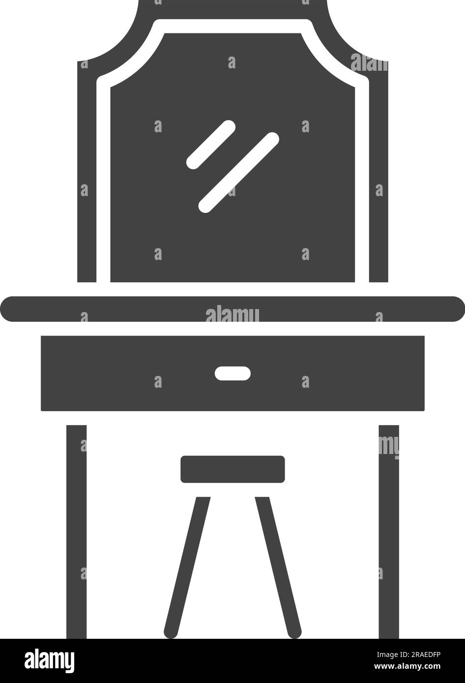 Dressing table concept Cut Out Stock Images & Pictures - Alamy