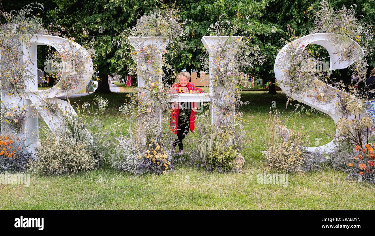 Hampton Court Palace, Surrey, UK. 03rd July, 2023. Gloria Hunniford ...