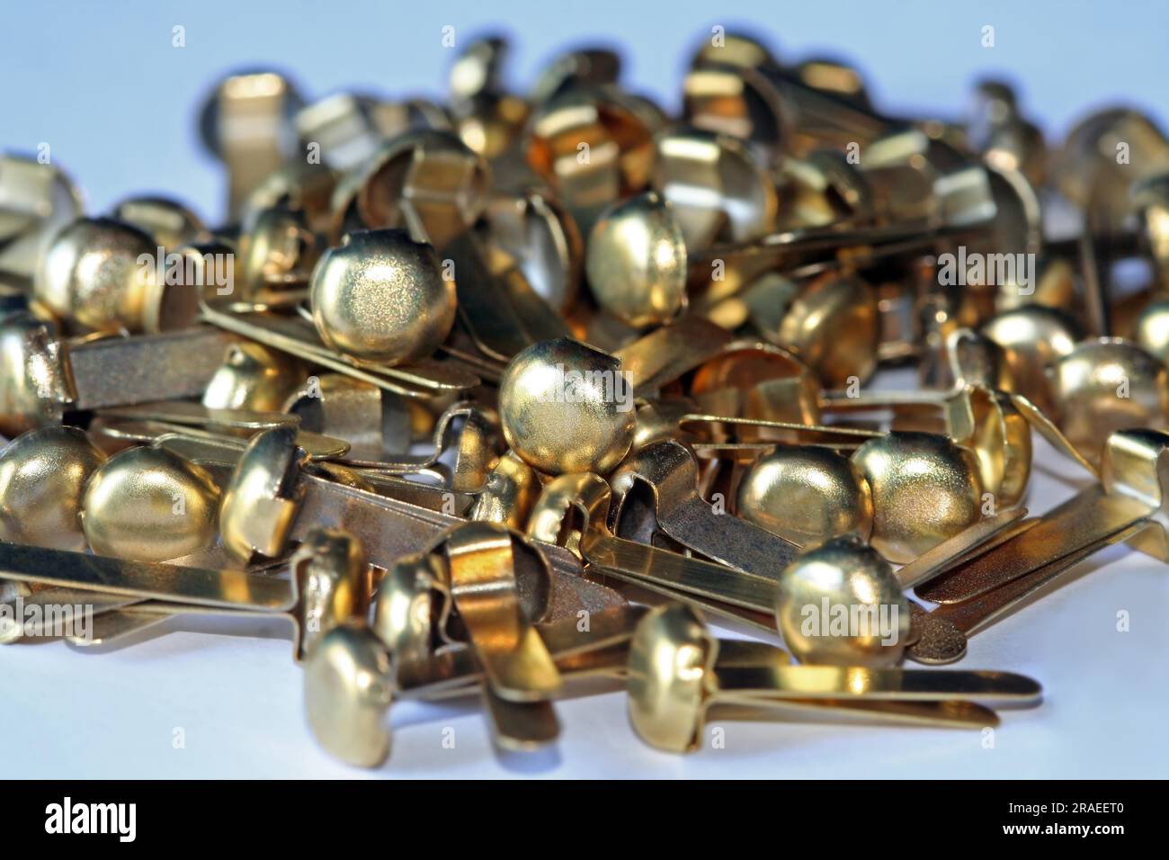 Sample bag clips, letter, B Stock Photo - Alamy
