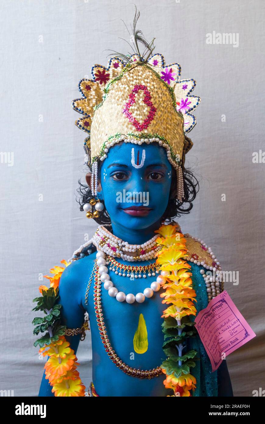 Children dressed up as lord Krishna in Janmashtami Krishna Jayanthi ...