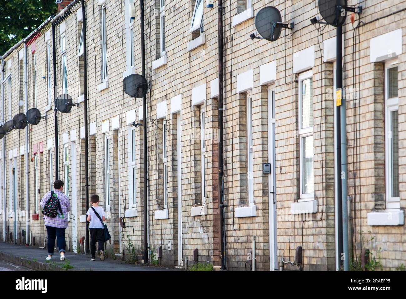 Housing in the City of York, UK. Acomb, York Stock Photo - Alamy