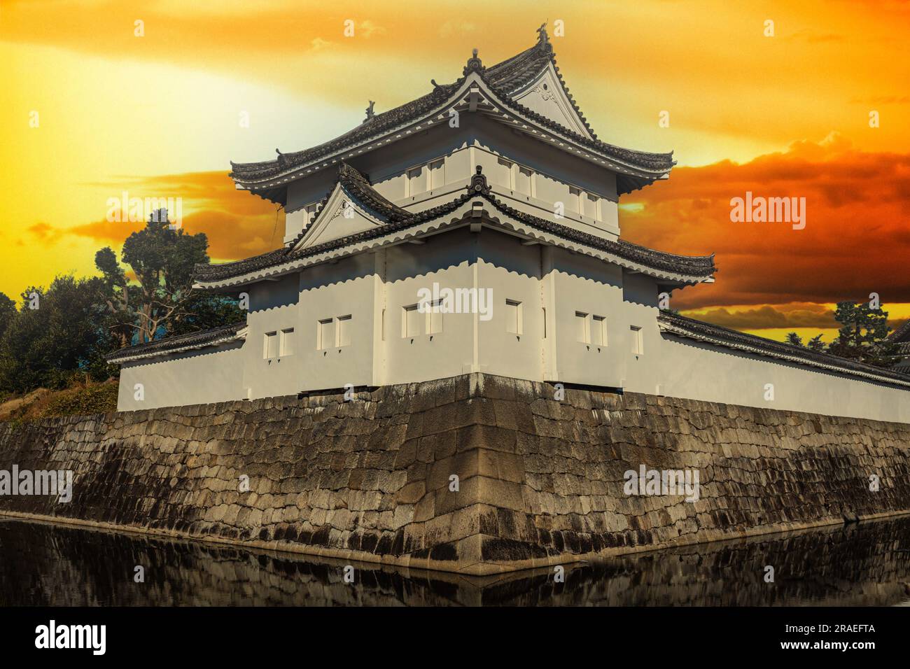 World Heritage Site: Nijo Castle (Nijo-jo), Kyoto, Japan. Built in 1603 ...