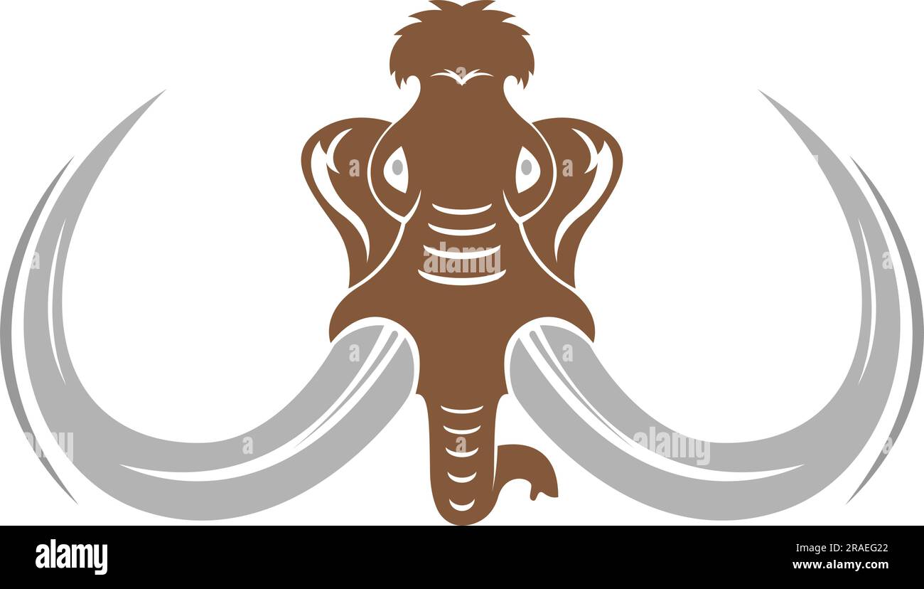 Mammoth logo icon design illustration Stock Vector Image & Art - Alamy
