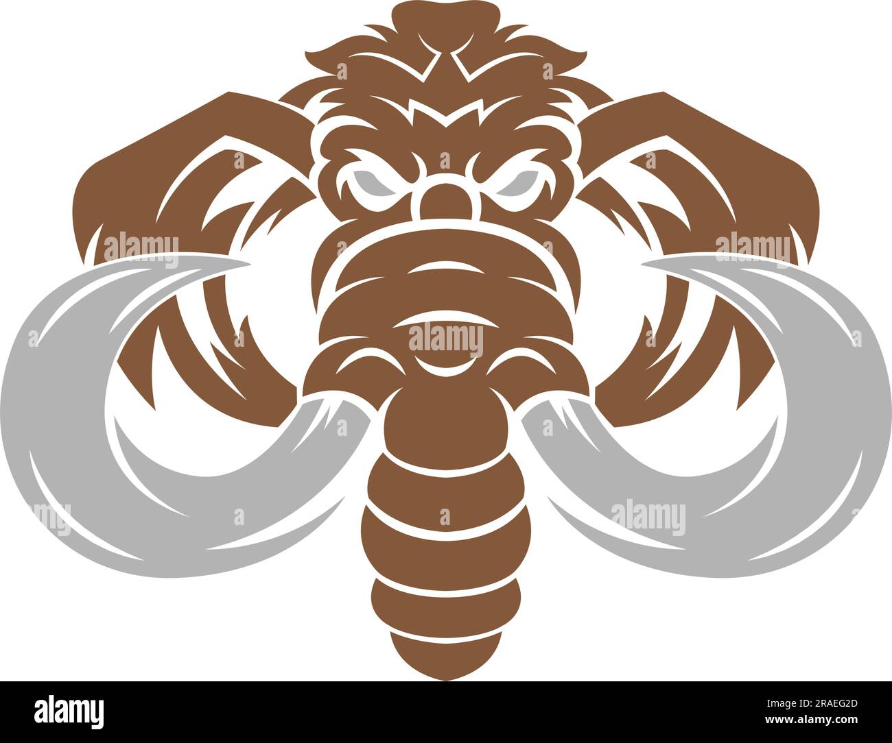 Mammoth logo icon design illustration Stock Vector Image & Art - Alamy