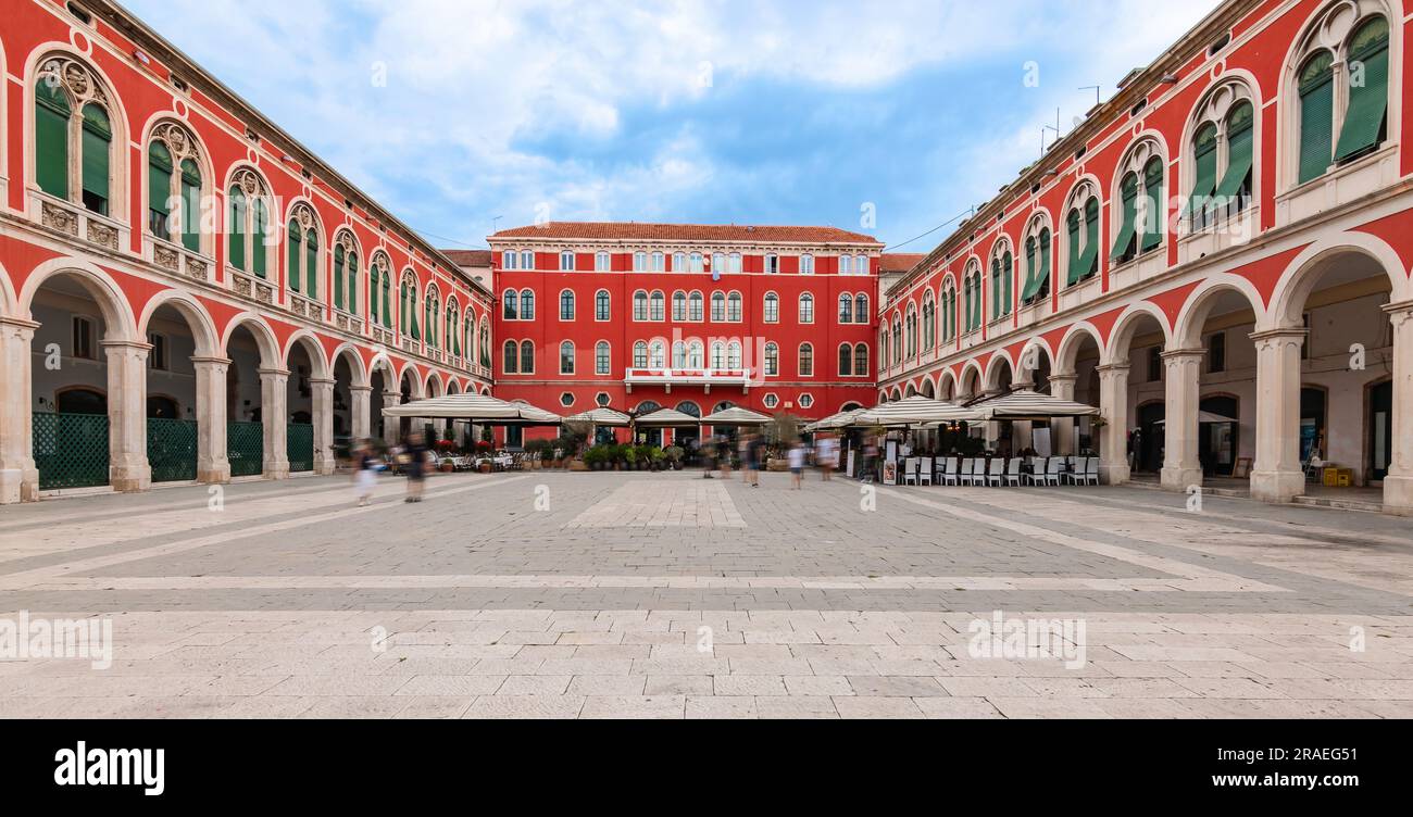 Republic Square in Split, Croatia Stock Photo - Alamy