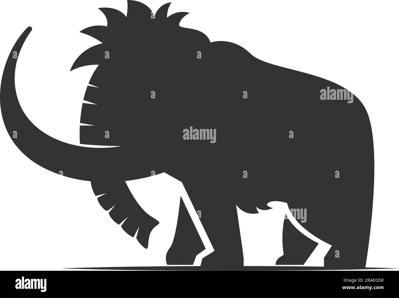 Mammoth logo icon design illustration Stock Vector Image & Art - Alamy
