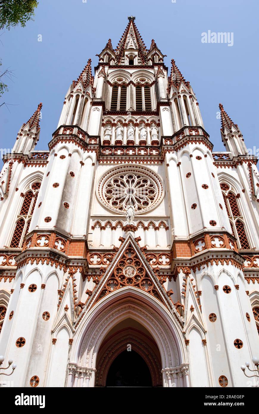 The Church of our Lady of Lourdes built in 1840 is the replica of the ...