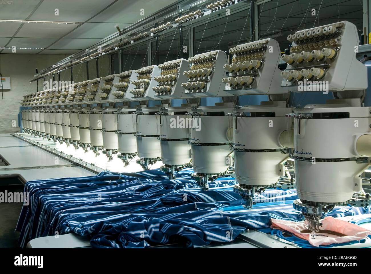 Computerized automatic embroidering in a garment industry, Tiruppur ...