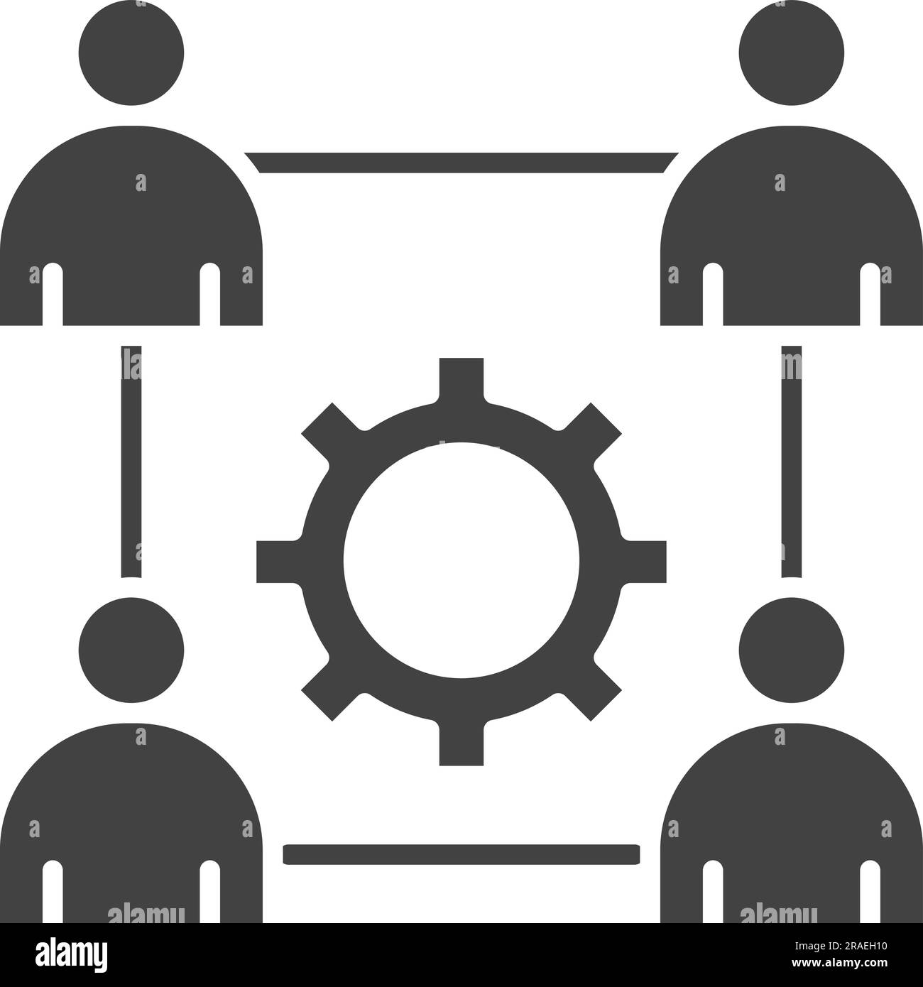 Outsource Management Icon Image Stock Vector Image & Art - Alamy