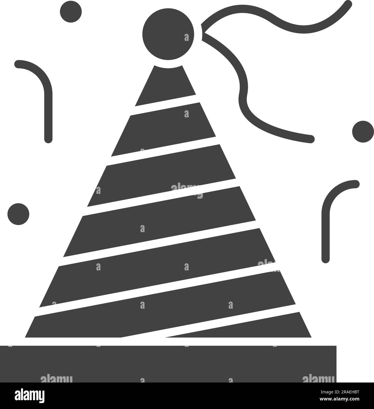 Celebration party hat Black and White Stock Photos & Images - Alamy