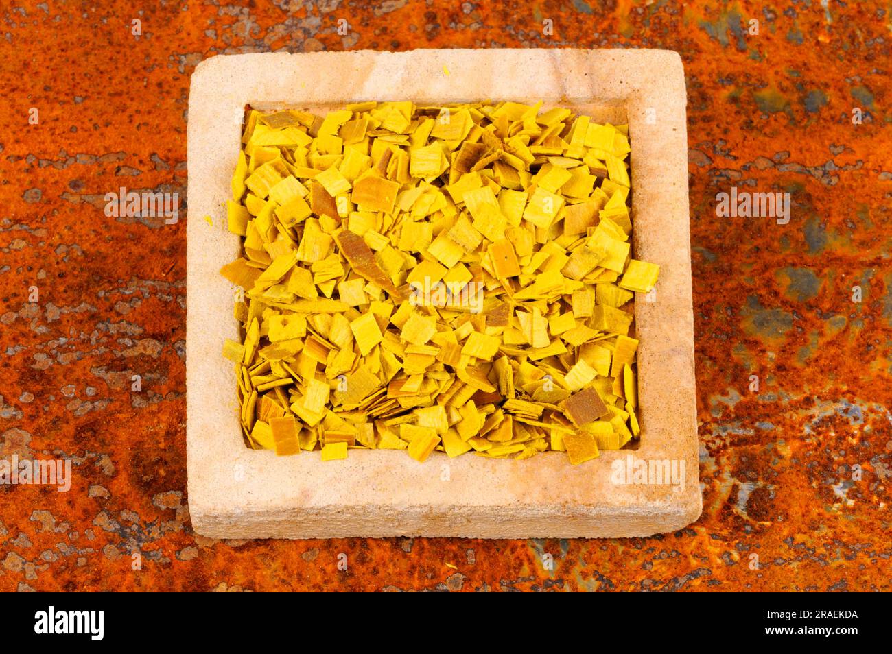 Amur cork tree bark (Cortex Phellodendri), Huang Bo, Huang Bai Stock ...