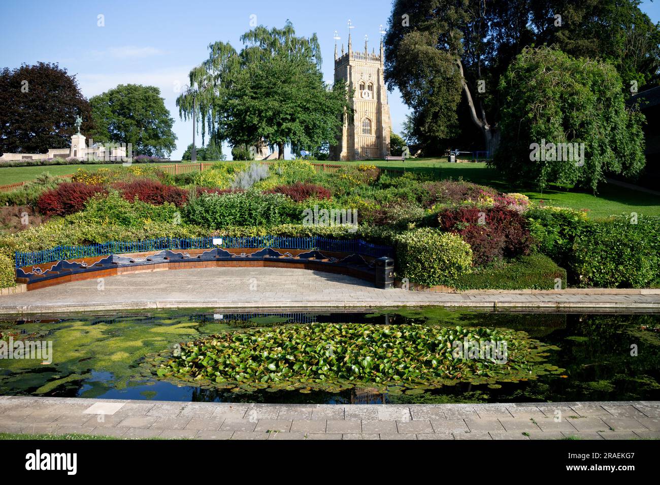 Abbey Park, Evesham, Worcestershire, England, UK Stock Photo - Alamy