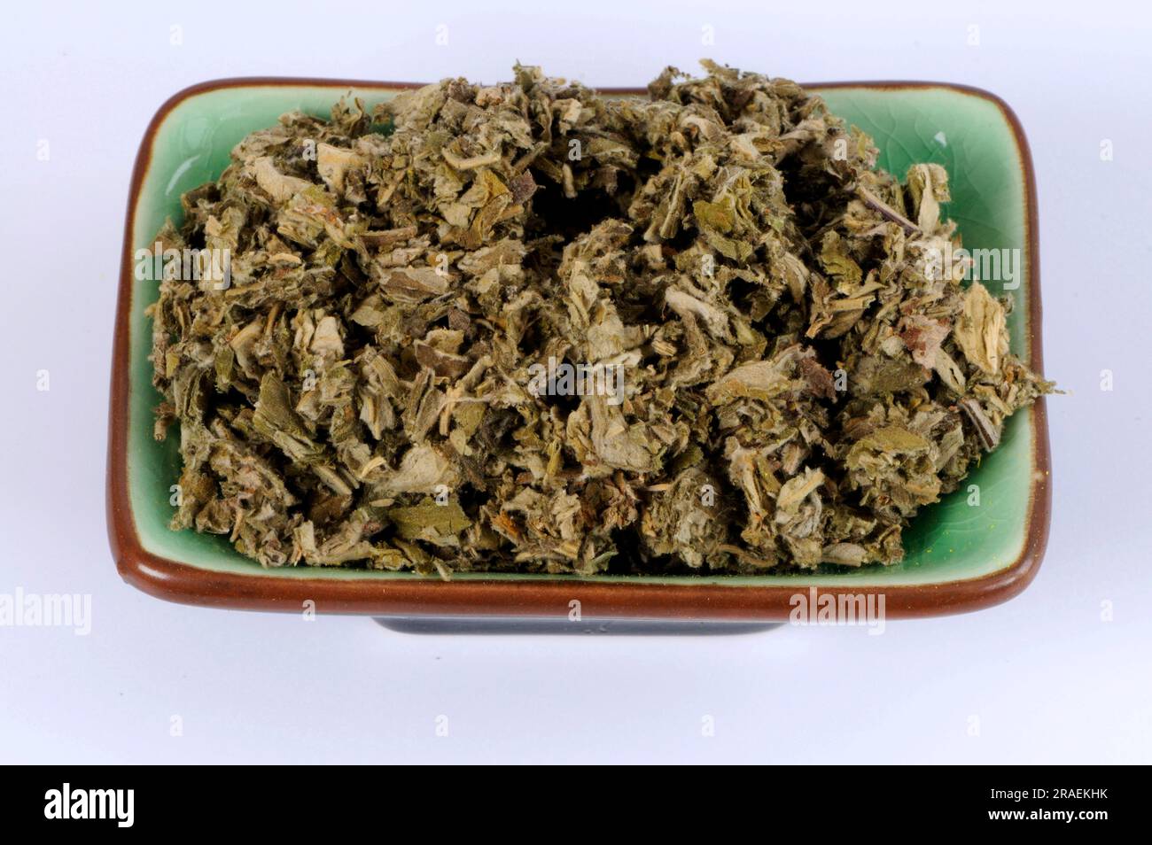 Argy wormwood leaves (Artemisiae argyi Folium), Ai Ye, cut out, object ...