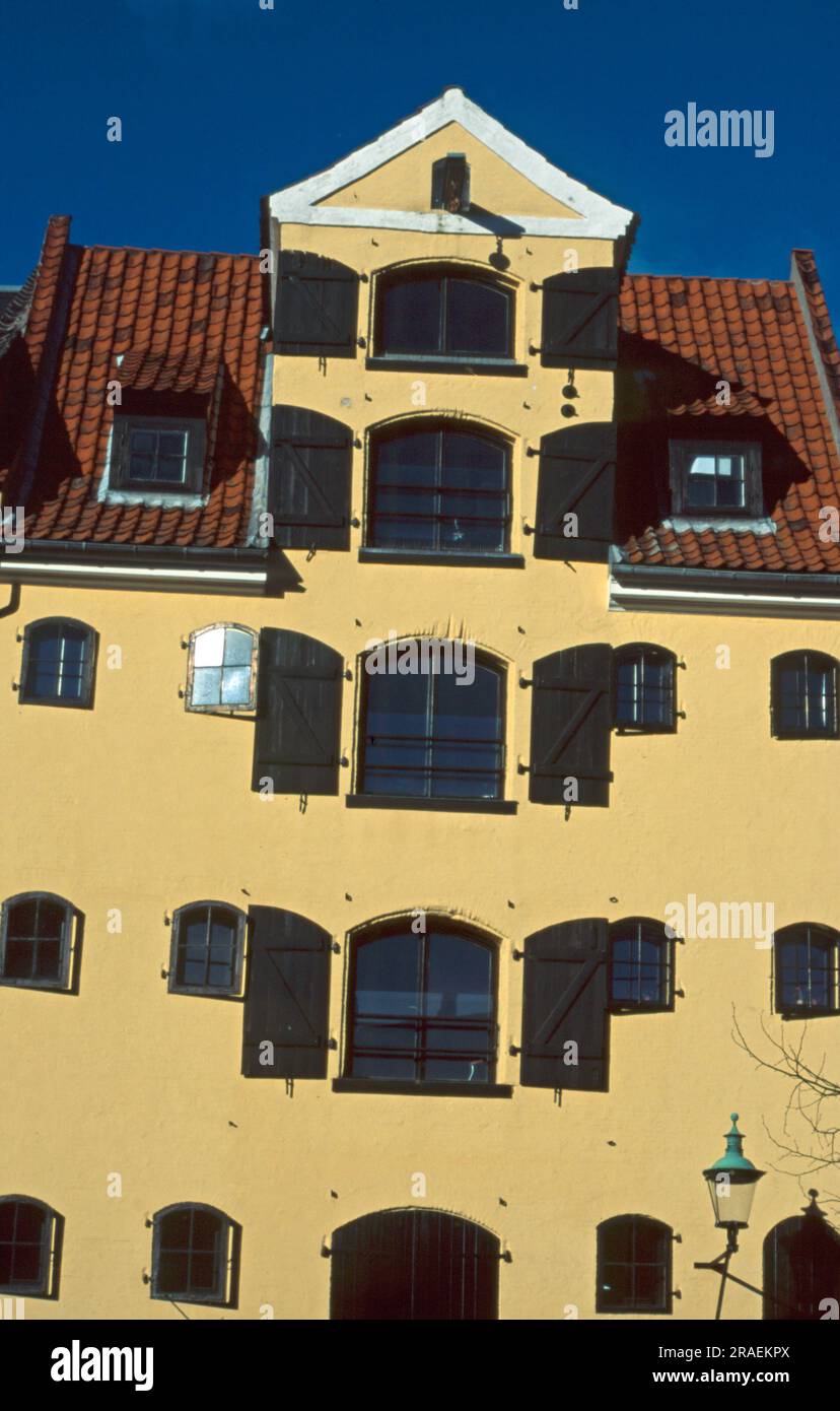 Warehouse converted into apartments Copenhagen Denmark Stock Photo - Alamy