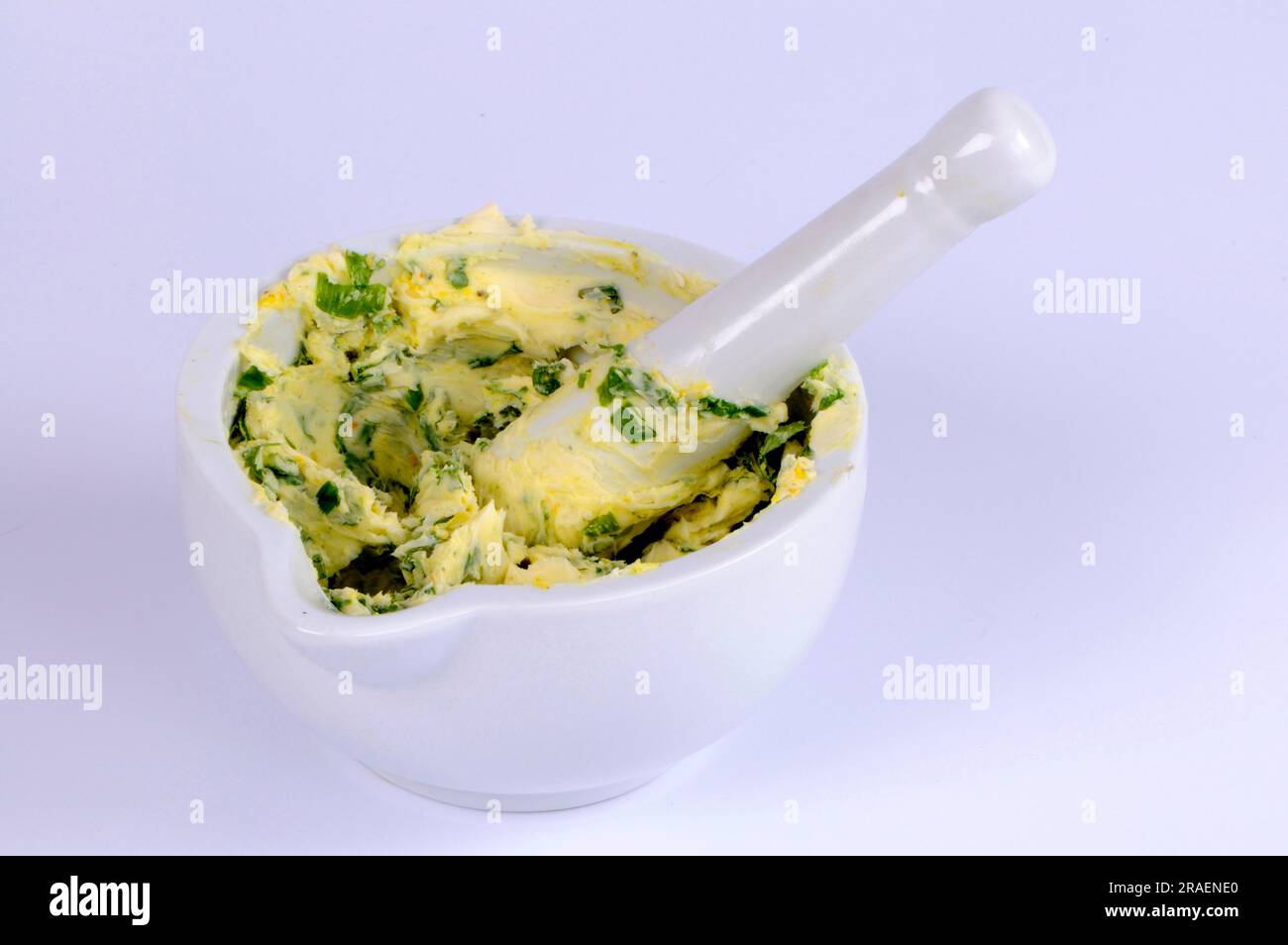 Herb butter with garlic rue, chives, wild garlic and parsley, wild ...