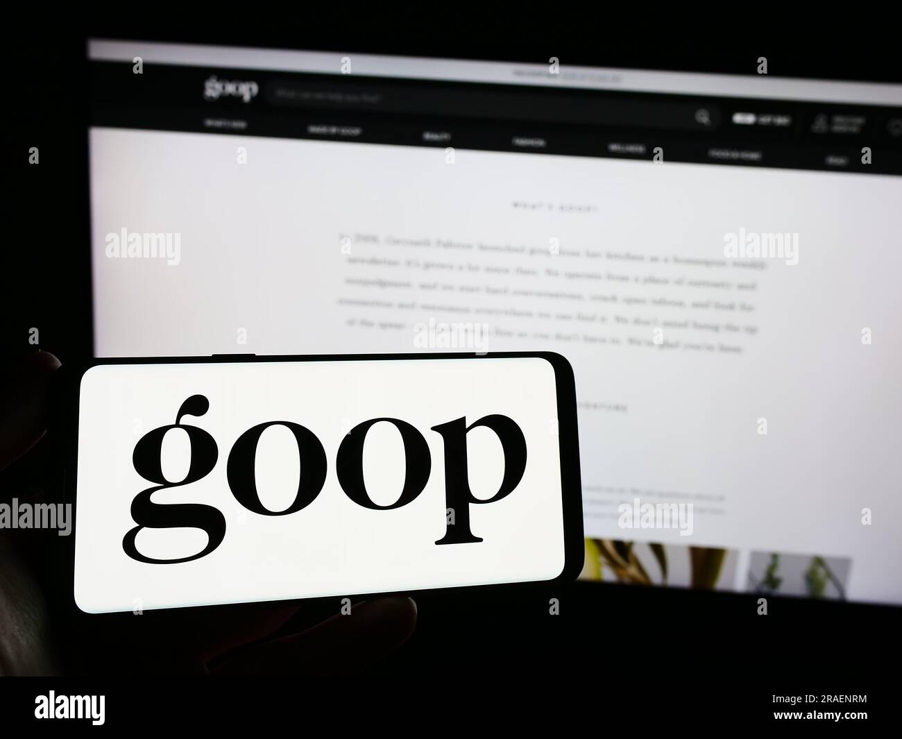 Goop logo hi-res stock photography and images - Alamy