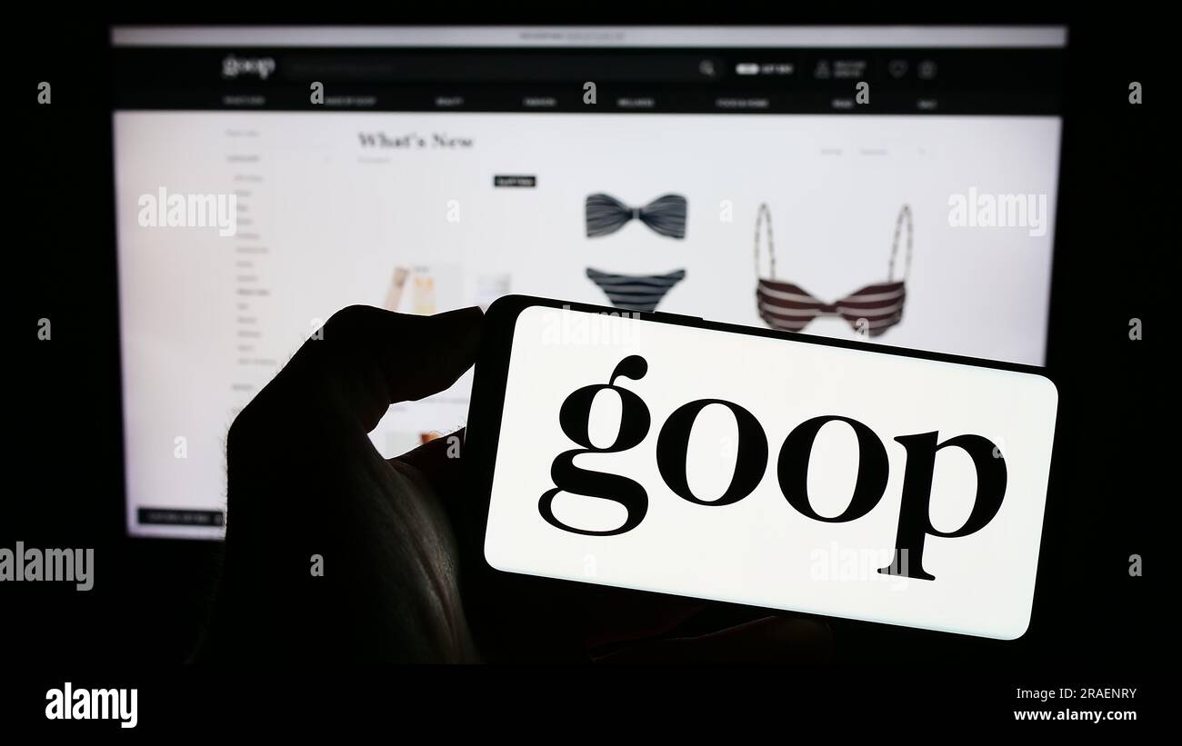 Goop logo hi-res stock photography and images - Alamy