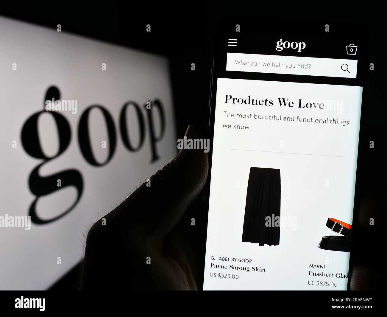 Goop logo hi-res stock photography and images - Alamy