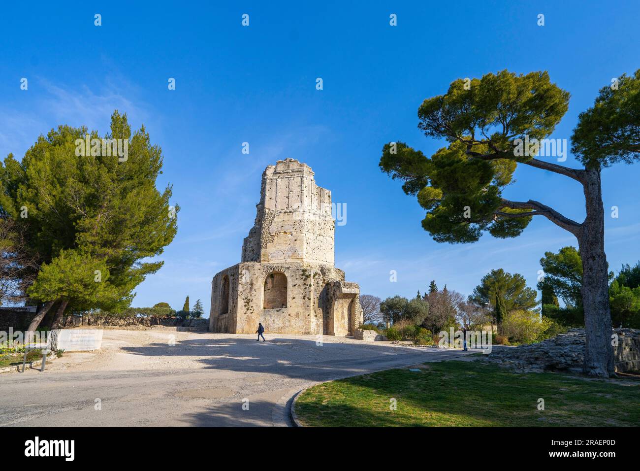 The Magne Tower, Nîmes, Occitania, France Stock Photo - Alamy