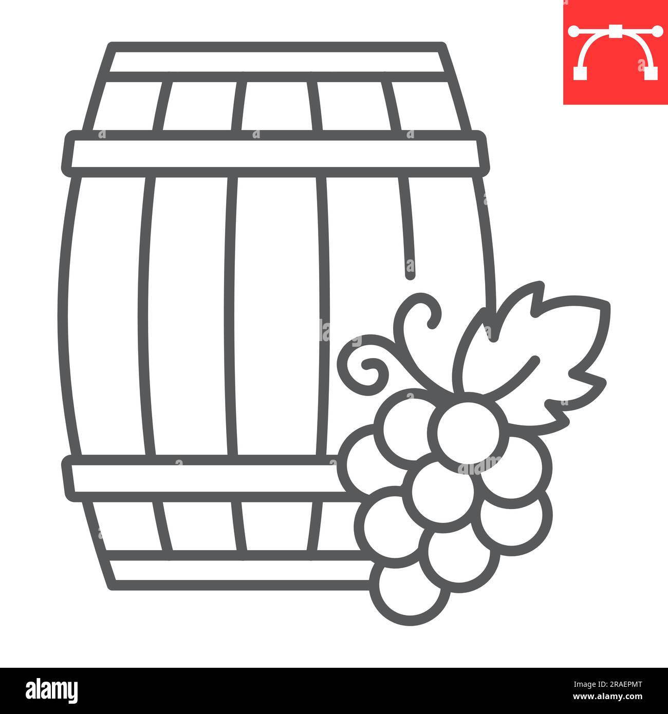 Wine Barrel Graphic