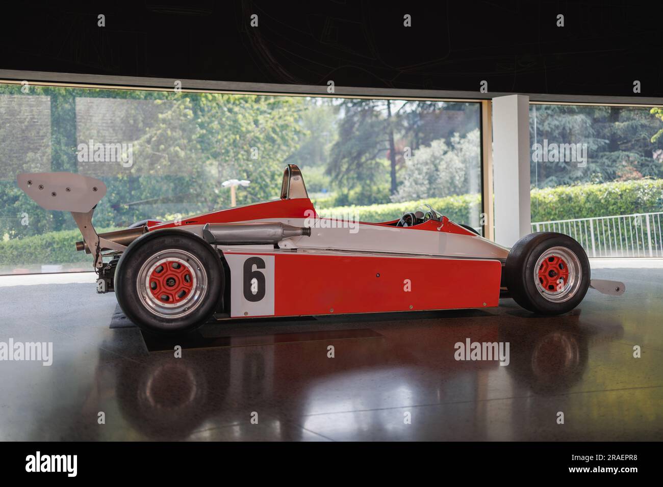 White Italian Formula Three Car Dallara F380 from the 1980s Stock Photo ...