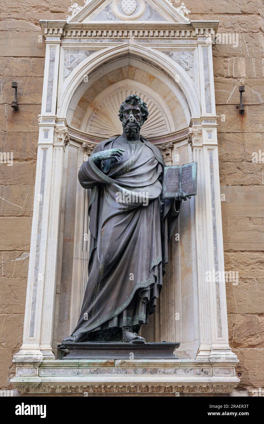 Statue of Saint Matthew in the Exterior Tabernacle in the Exterior ...