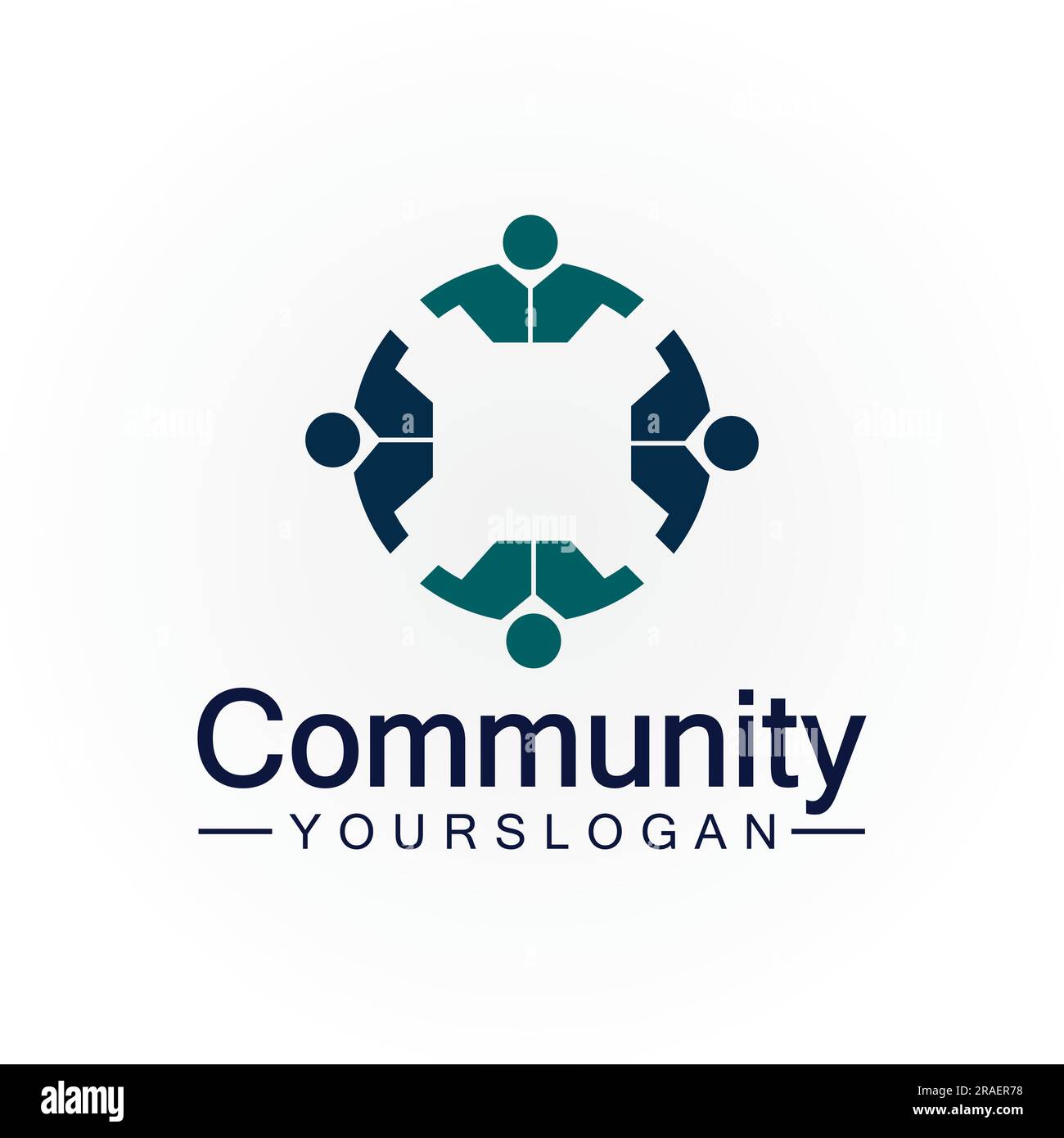 Community Logo Design Template for Teams or Groups.network and social ...
