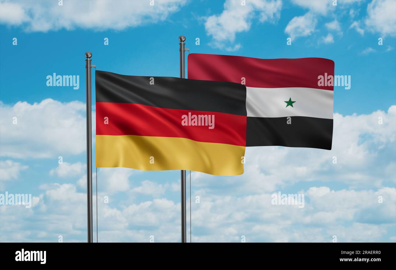 Syria germany flag hi-res stock photography and images - Alamy