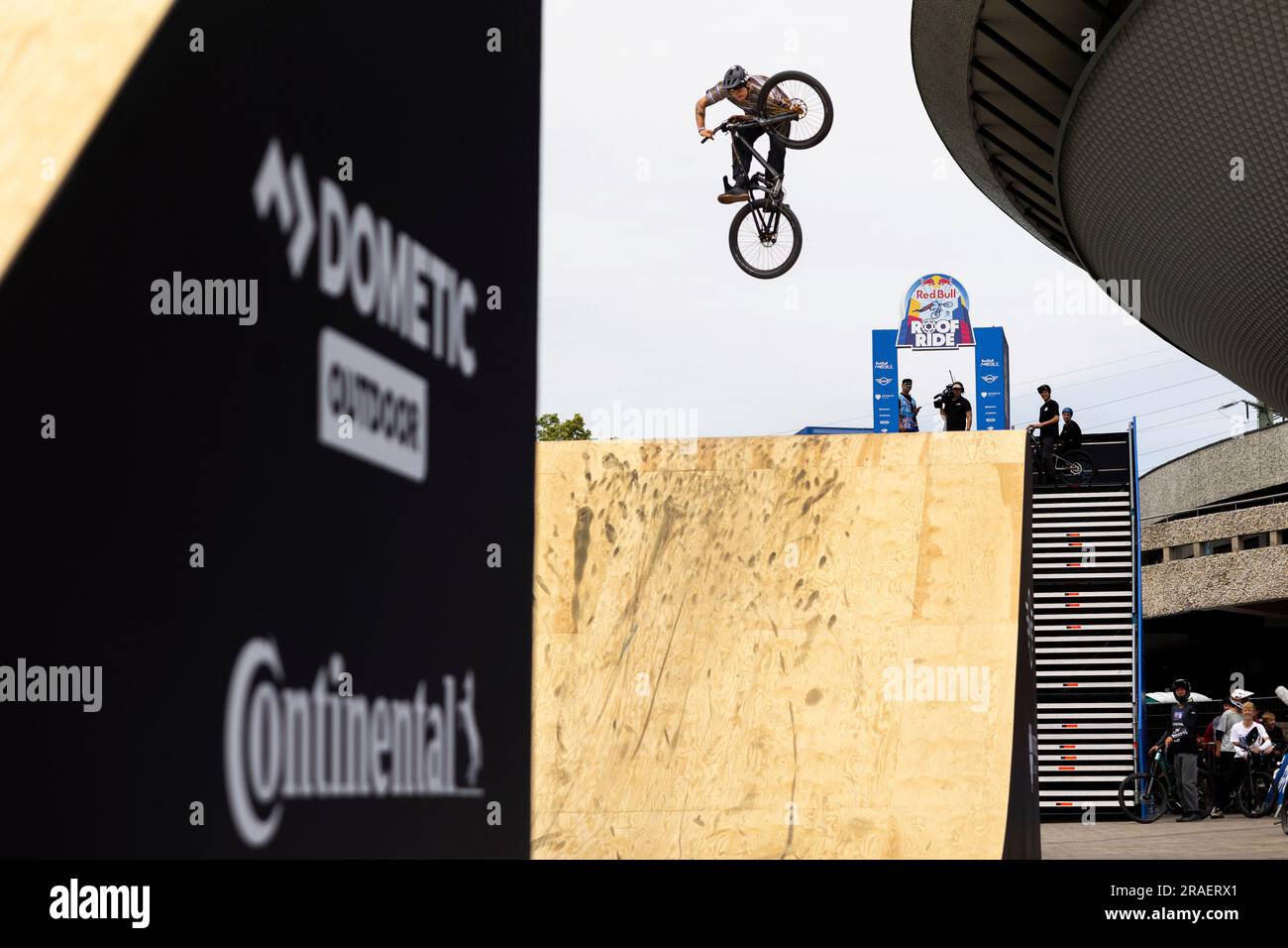 Slopestyle mountain bike athlete Dawid Godziek won Red Bull Roof Ride ...