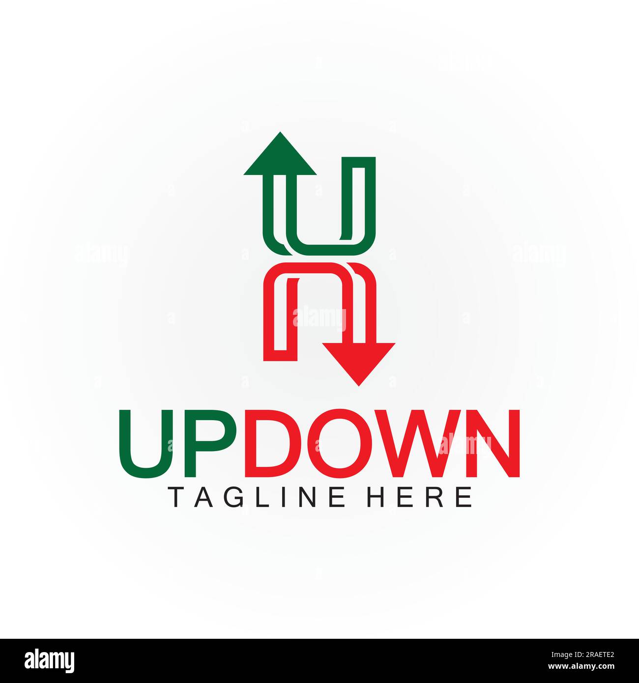 Arrows up down logo icon design template Stock Vector Image & Art - Alamy