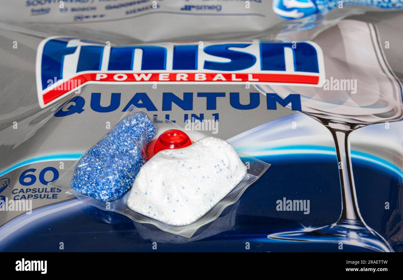 Dishwasher detergent capsules automatic hi-res stock photography and ...