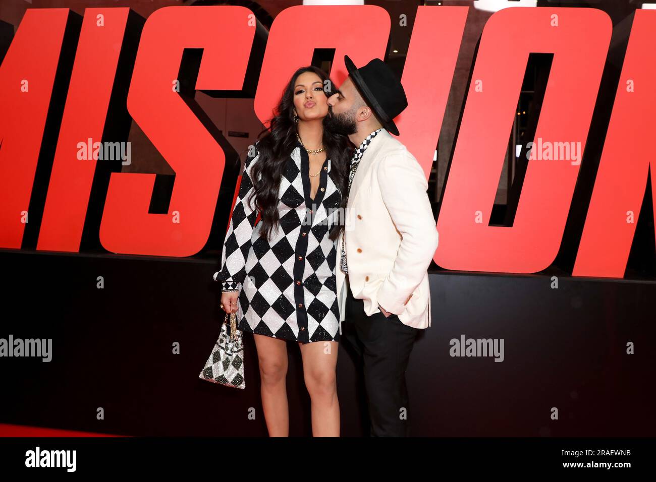 July 3, 2023: SARAH MARIE FAHD and MATT FAHD attending the 'Mission ...