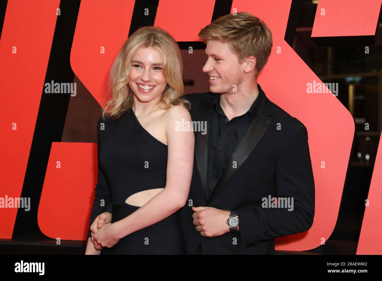 July 3, 2023: RORIE BUCKEY and ROBERT IRWIN attending the 'Mission ...
