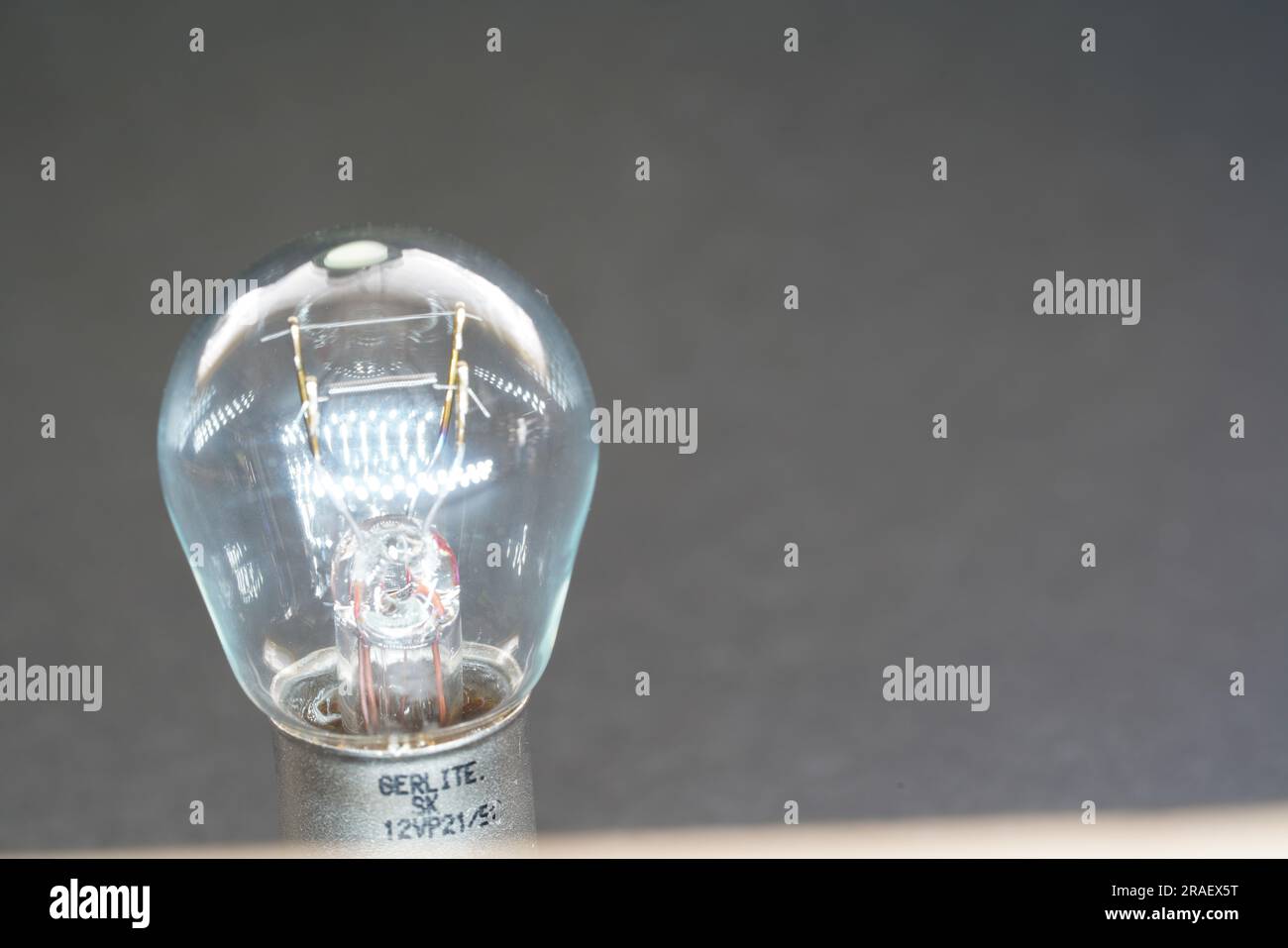 old antique lightbulb photographed in the studio Stock Photo - Alamy