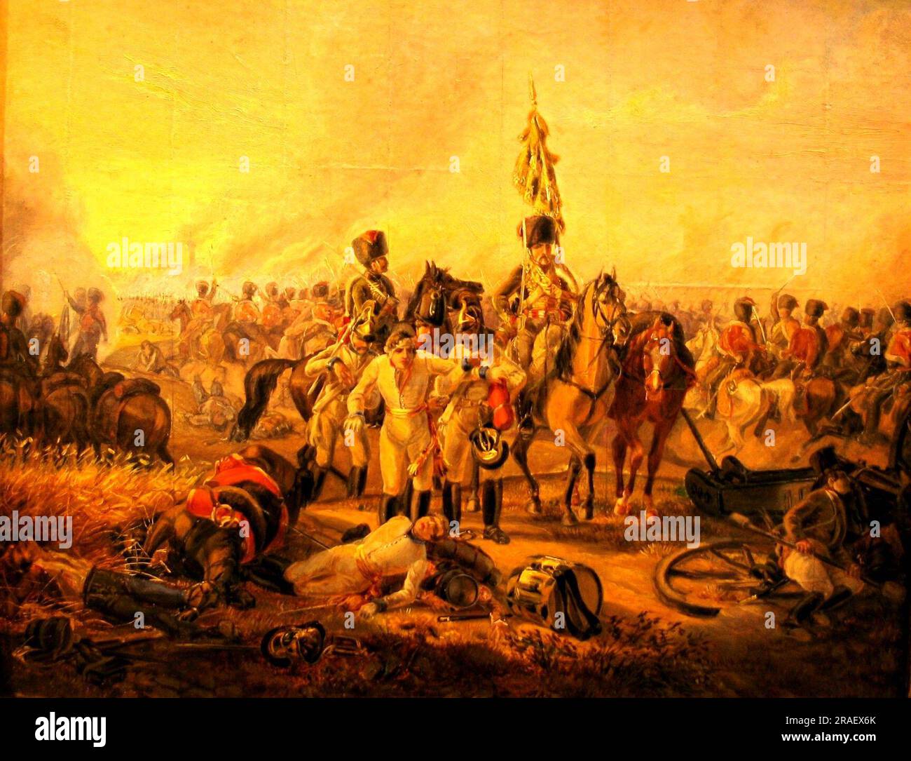 After the Battle of Wagram, July 6, 1809 Stock Photo - Alamy