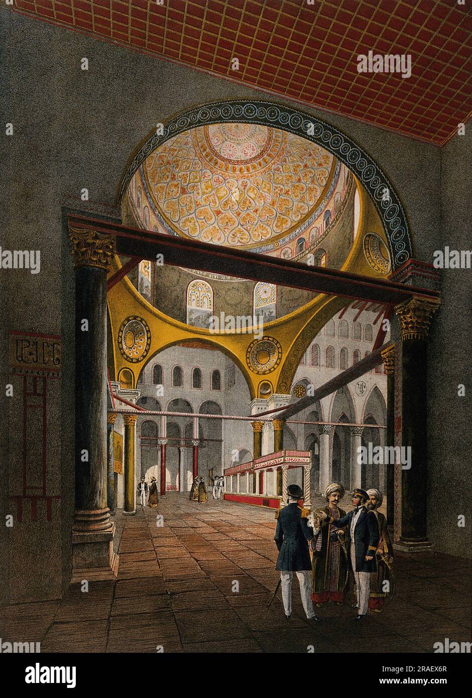 Interior of the Al-Aksa Mosque, Jerusalem Stock Photo - Alamy