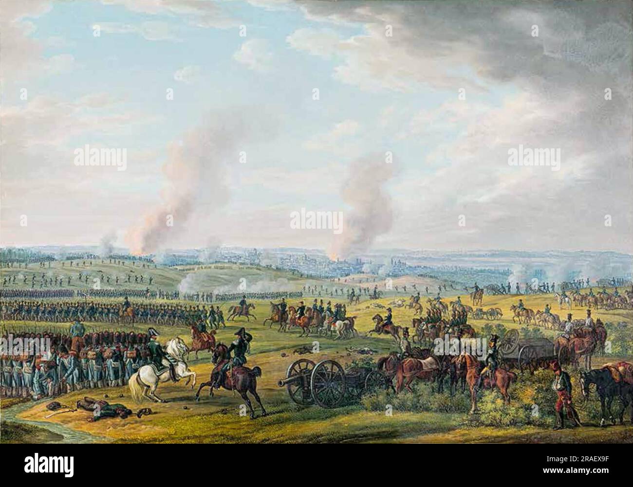 Vitebsk. Battle near the City 1812 by Albrecht Adam Stock Photo - Alamy