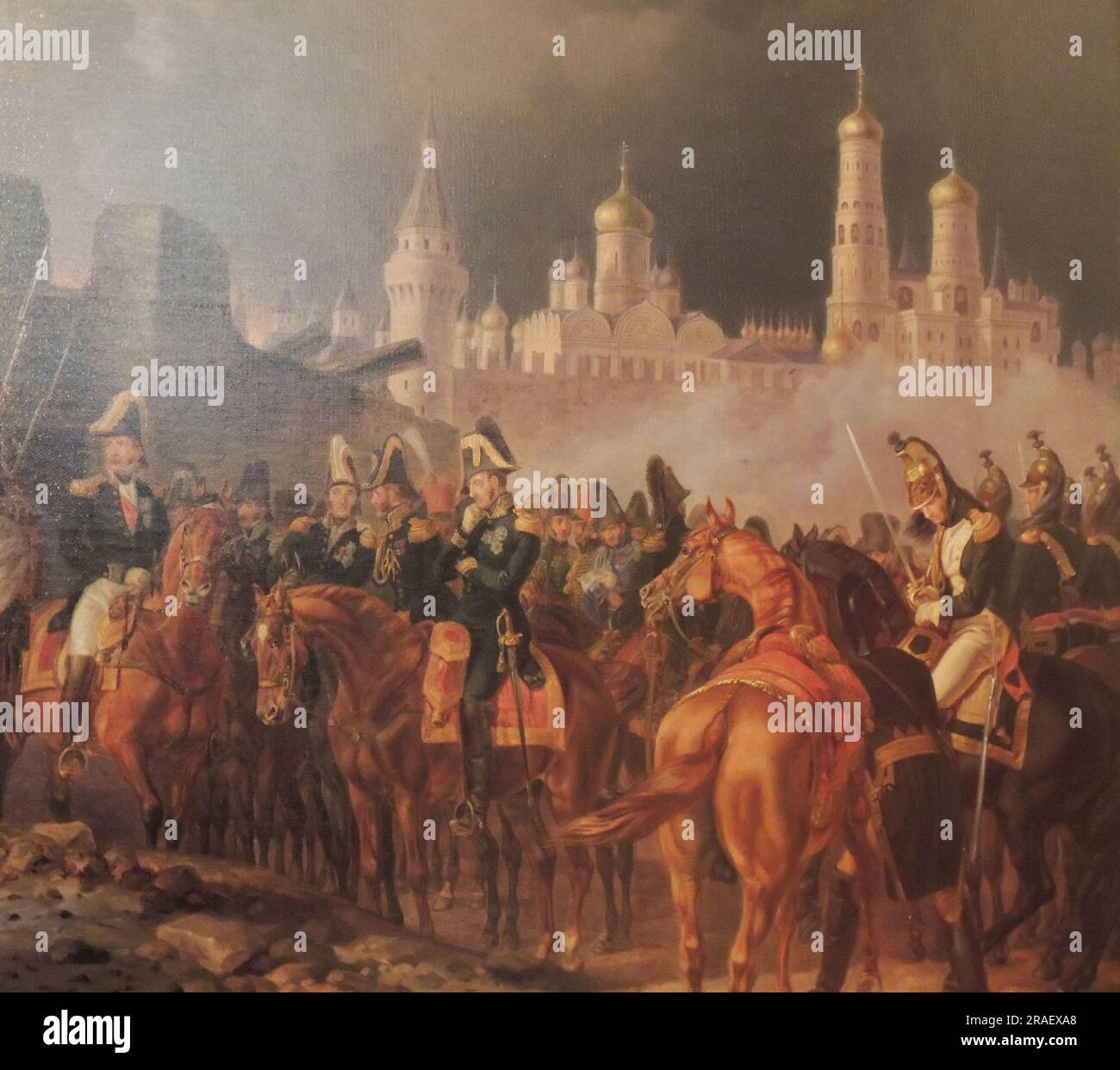 Napoleon moscow burning hi-res stock photography and images - Alamy