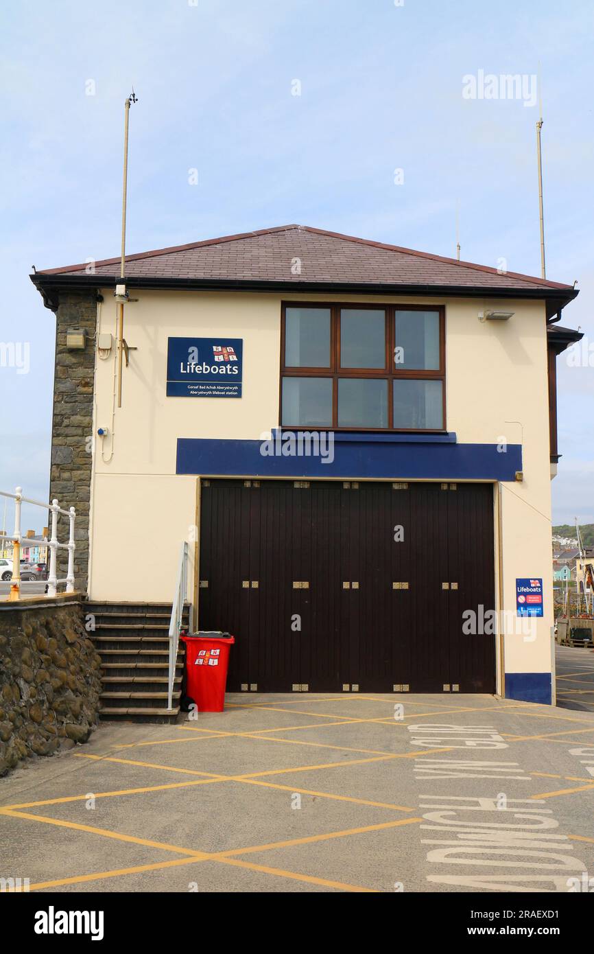 RNLI Aberystwyth lifeboat station 2023 Stock Photo - Alamy