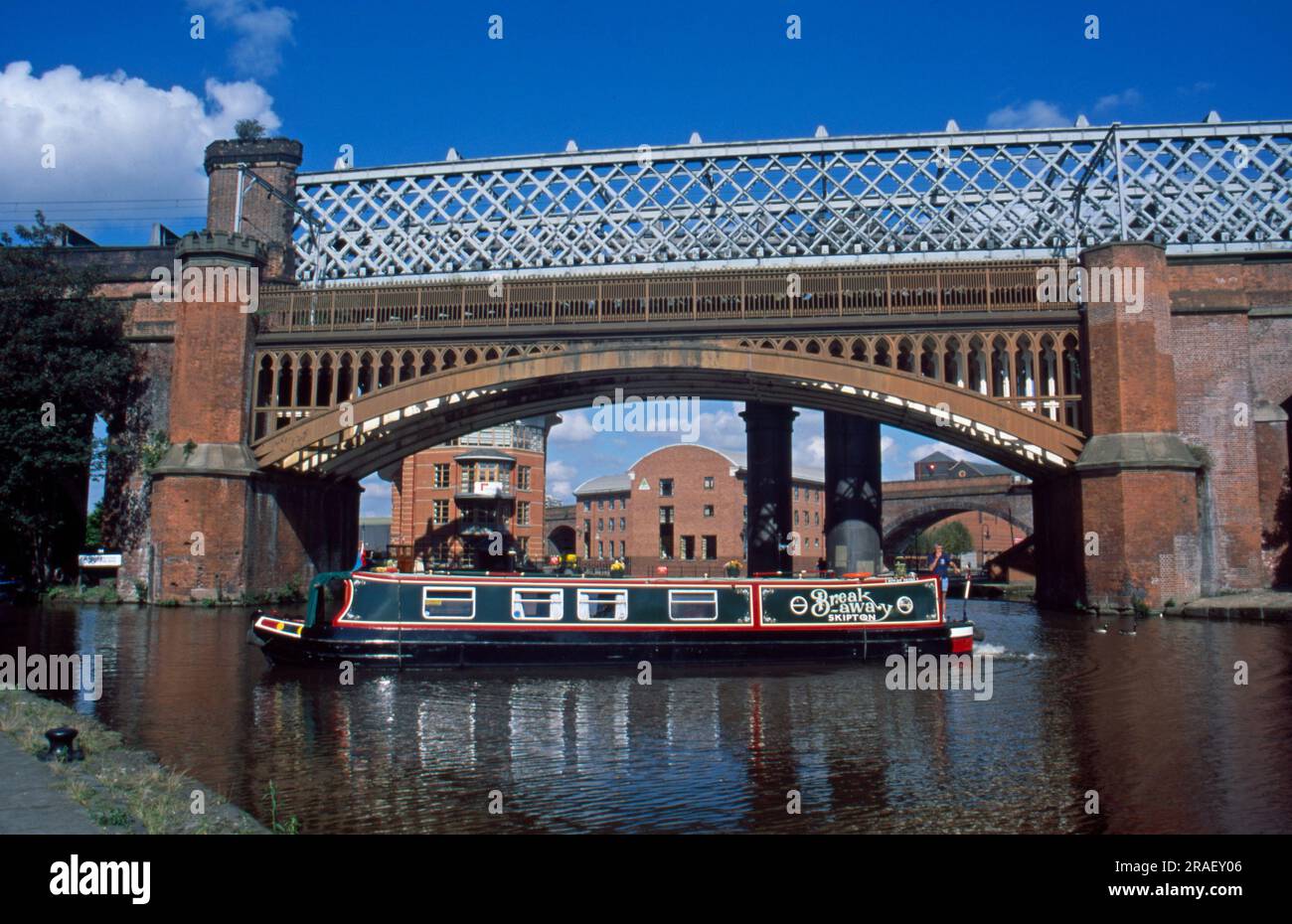 Castlefield Canal Basin Manchester England Stock Photo - Alamy