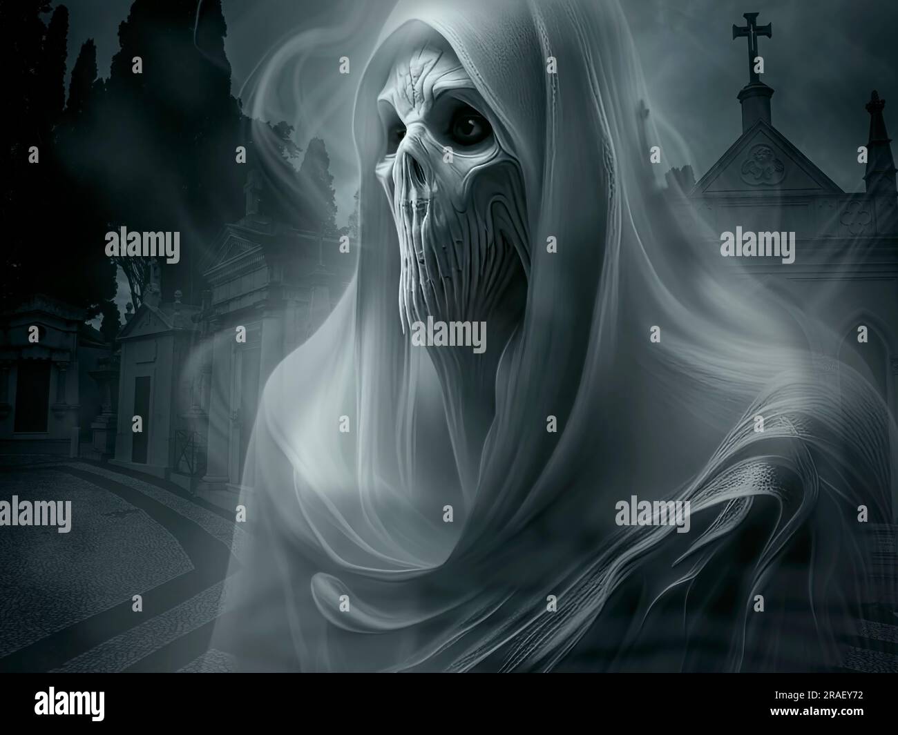 Ghost cemetery hi-res stock photography and images - Alamy