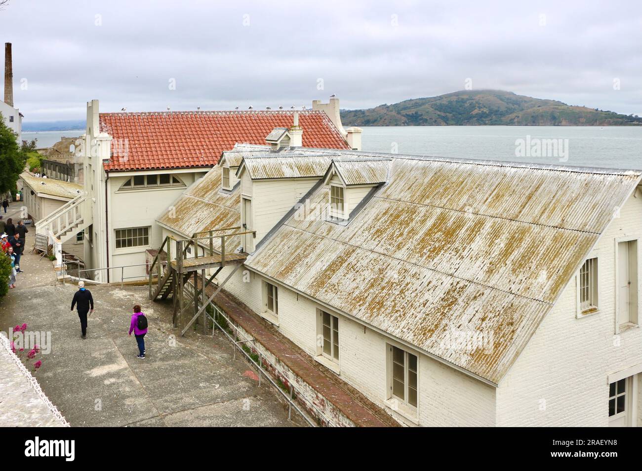 The oldest building on Alcatraz dating from 1857 served as the first ...