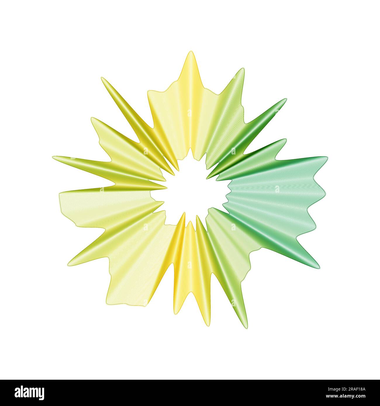 Design elements. Wave of many colored lines circle ring. Abstract ...