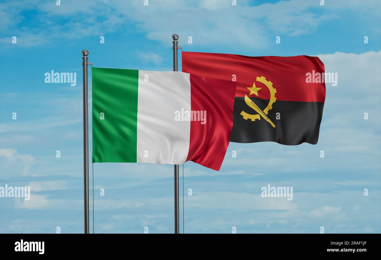 Italy angola flag hi-res stock photography and images - Alamy