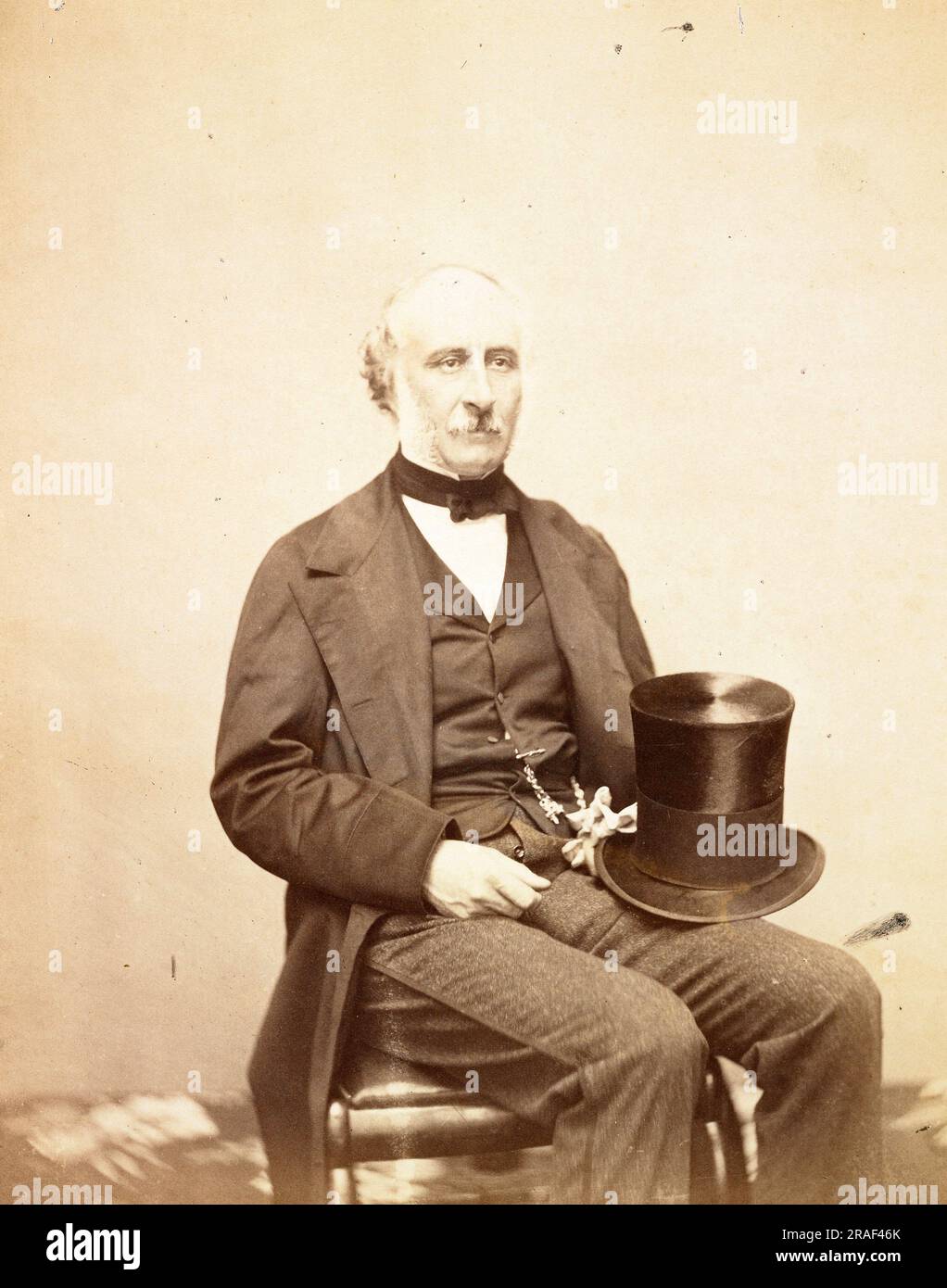 Robert Bruel, Foto von Jeremiah Gurney, um 1870, Historisch, digital ...