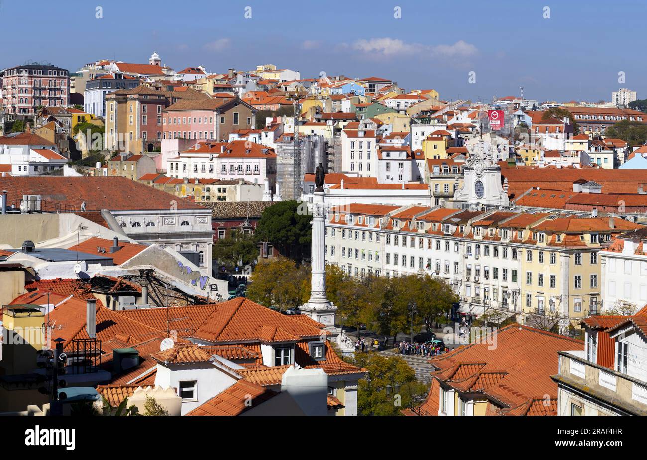 Praca de d pedro iv in the city of lisbon hi-res stock photography and images - Alamy