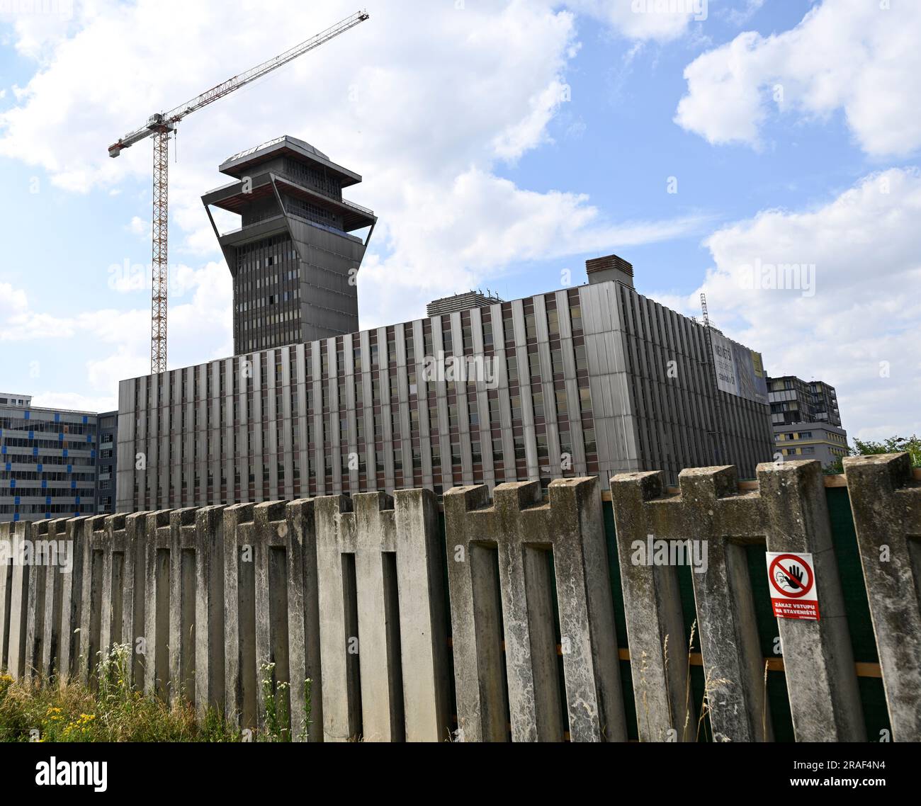 The CETIN building complex in Zizkov, Prague 3, Czech Republic, March ...